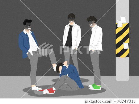 Juvenile delinquency concept, Problem of... - Stock Illustration ...