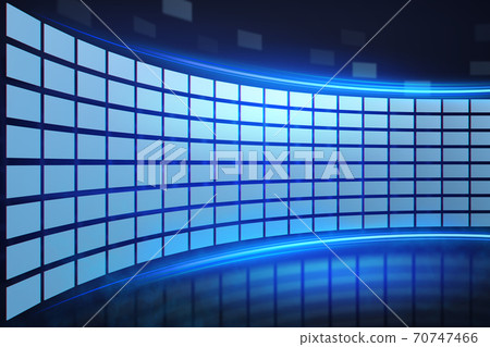 Multi screen visualization network concept 002 - Stock Illustration ...