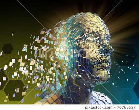 Fragmentation of human identity - Stock Illustration [70766557] - PIXTA