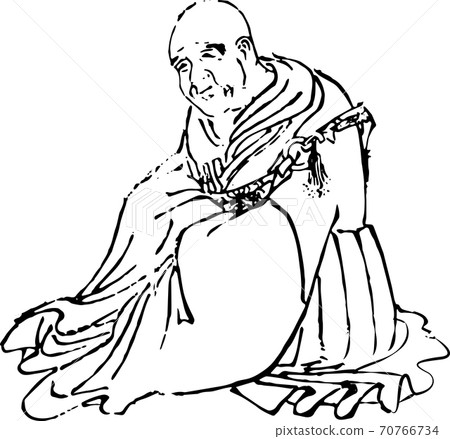 Osho smiling - Stock Illustration [70766734] - PIXTA