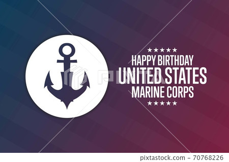 Happy Birthday United States Marine Corps.... - Stock Illustration ...