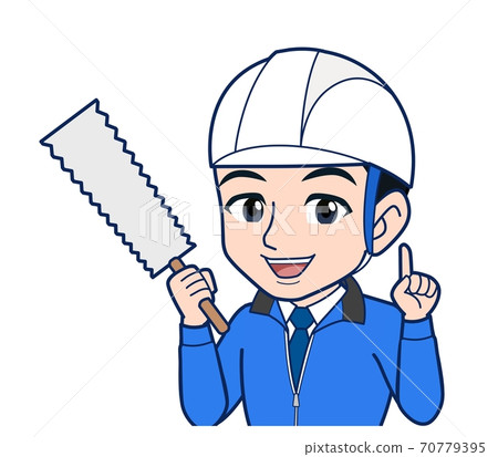 house construction, blue collar worker, laborer - Stock Illustration ...