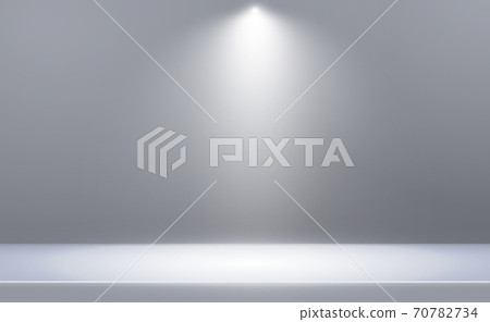 White with gray panoramic studio background... - Stock Illustration ...