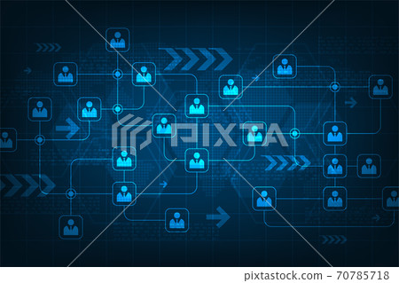 Digital networks that are coherent and complex. - Stock Illustration ...
