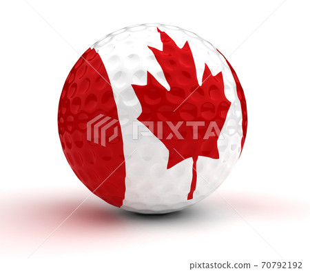 Canadian Golf Ball - Stock Illustration [70792192] - PIXTA