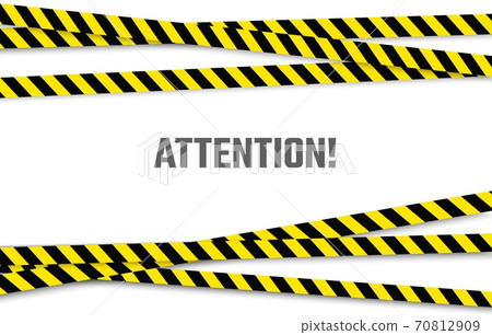 Warning banner with important message.... - Stock Illustration ...