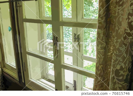 Western-style window - Stock Illustration [70815746] - PIXTA