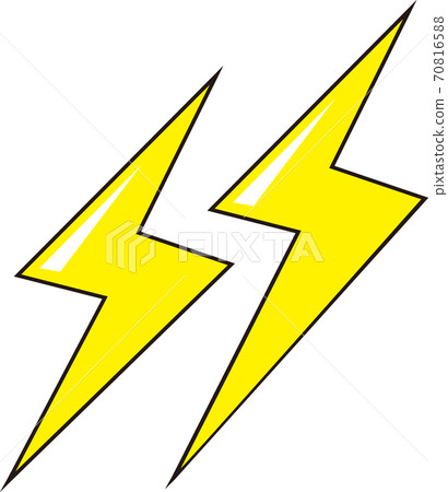 Lightning mark - Stock Illustration [70816588] - PIXTA