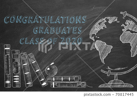 Congratulations graduates. Class of 2020. - Stock Illustration ...