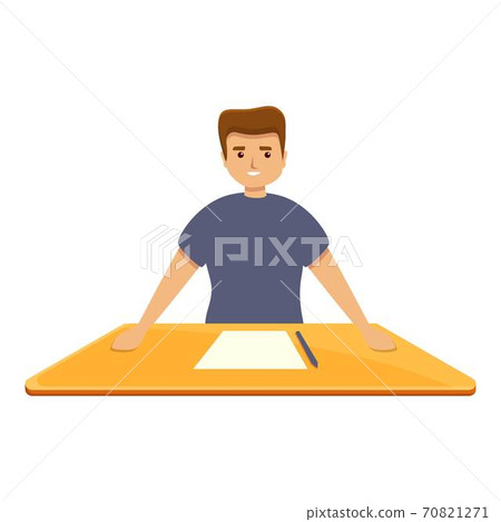 School writing icon, cartoon style - Stock Illustration [70821271] - PIXTA