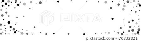 Scattered random black dots. Dark points dispersio - Stock Illustration ...