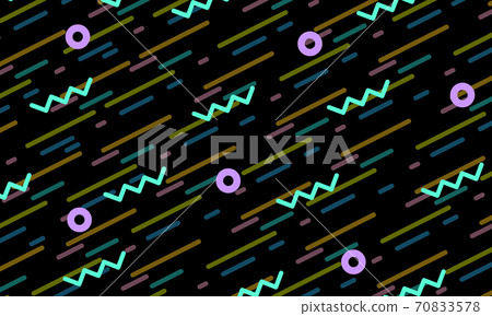 colored abstract background 80s style - Stock Illustration [70833578 ...