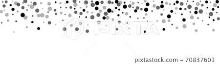 Scattered random black dots. Dark points dispersio - Stock Illustration ...