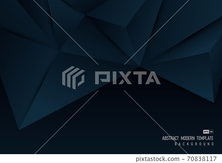 Abstract gradient blue polygon pattern design... - Stock Illustration ...