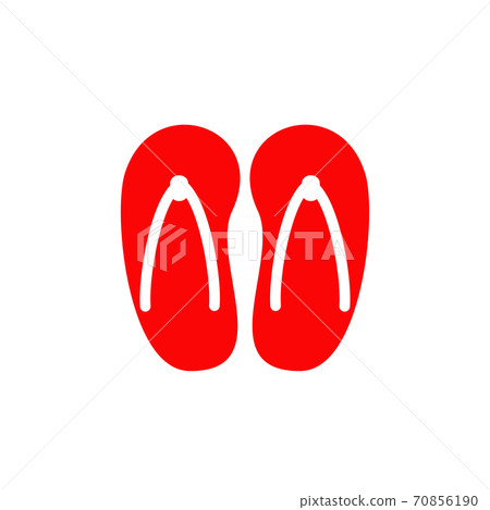 Sandals icon logo design template - Stock Illustration [70856190] - PIXTA