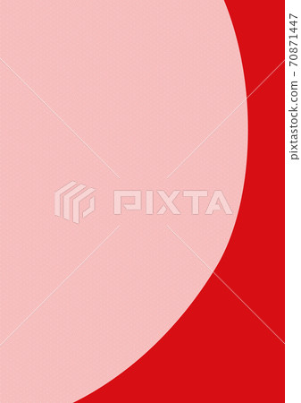 Saaya-shaped red pink frame (background... - Stock Illustration ...