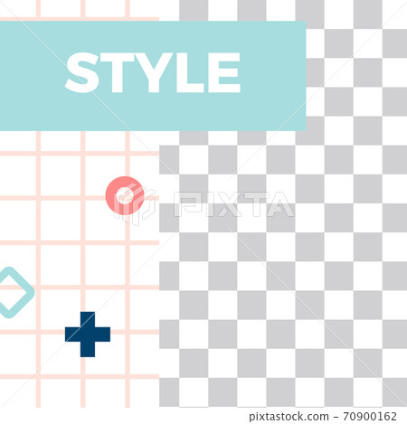 Memphis style post. Trendy abstract style... - Stock Illustration ...