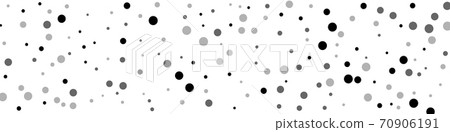 Scattered random black dots. Dark points dispersio - Stock Illustration ...