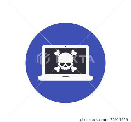malware, spam, fraud, insecure connection icon - Stock Illustration ...