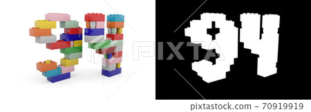 Number ninety-four (number 94) from building... - Stock Illustration ...