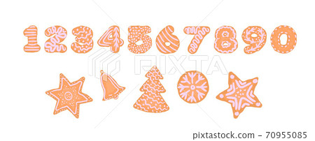 Set of alphabet letters and numbers symbols... - Stock Illustration ...