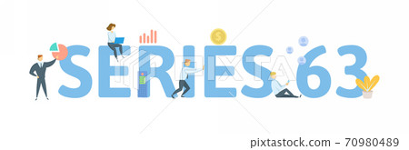 Series 63, Uniform Securities Agent State Law... - Stock Illustration ...