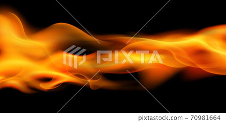 Effect burning red hot sparks realistic fire flames abstract background ...