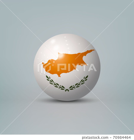3d realistic glossy plastic ball or sphere with... - Stock Illustration ...