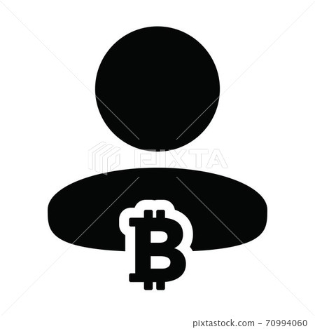 Coin icon vector bitcoin cryptocurrency... - Stock Illustration ...