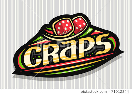 Vector logo for Craps Gamble - Stock Illustration [71012244] - PIXTA