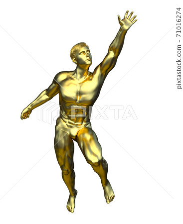 Gold statue - Stock Illustration [71016274] - PIXTA
