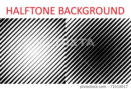 Set of halftone stripes pattern texture. Retro... - Stock Illustration ...