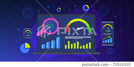 Website Page Speed Optimization horizontal banner - Stock Illustration ...