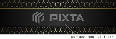 Geometric polygons header with free space for...-插圖素材 [71018437] - PIXTA圖庫