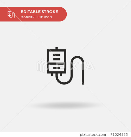 Blood Simple vector icon. Illustration symbol... - Stock Illustration ...