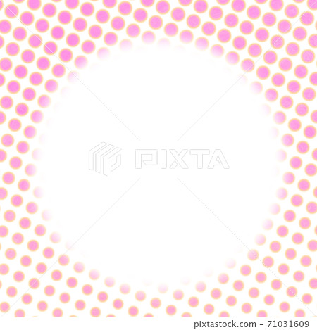 Square pink dot and round frame background - Stock Illustration ...