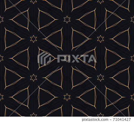 Regal pattern with golden and black color,... - Stock Illustration ...