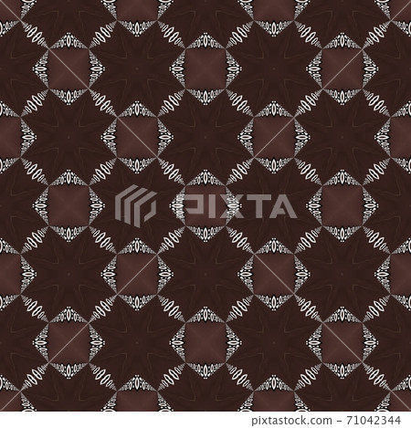 Simple brown pattern with beautiful symmetric...-插圖素材 [71042344] - PIXTA圖庫