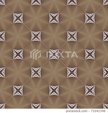 Simple brown pattern with beautiful symmetric... - Stock Illustration ...