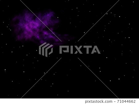 Distant flickering star array and cold cosmic... - Stock Illustration ...