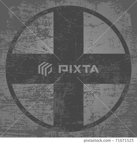 Grunge cross . Gray and black background, texture. - Stock Illustration ...