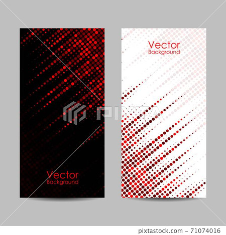 Set of banners with dots. Vector illustration - Stock Illustration ...