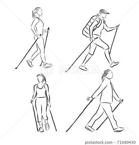 Walking Feet Drawing