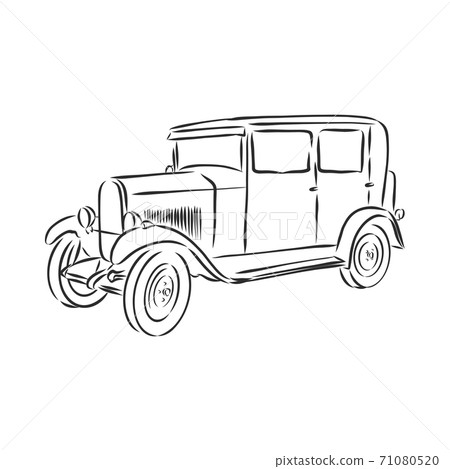 1920s Cars Drawing