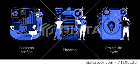Project management abstract concept vector... - Stock Illustration ...