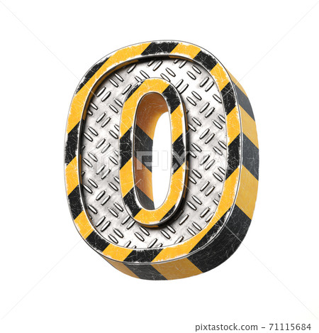 Industrial black and yellow striped metallic... - Stock Illustration ...