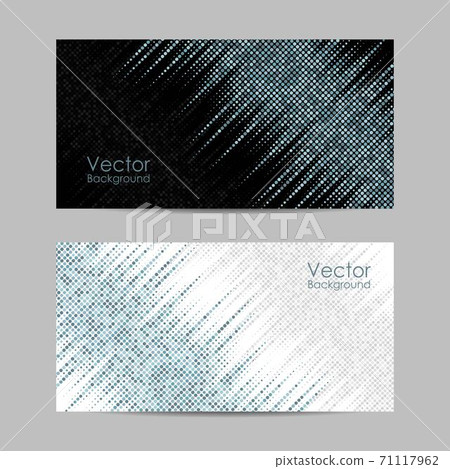 Set of banners with dots. Vector illustration - Stock Illustration ...