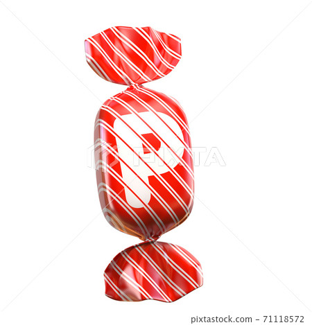 Candy 3d font letter P - Stock Illustration [71118572] - PIXTA