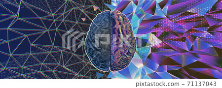 Functional and power of brain concept illustration - Stock Illustration ...