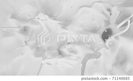 top angle of splashing milk - Stock Photo [71140085] - PIXTA